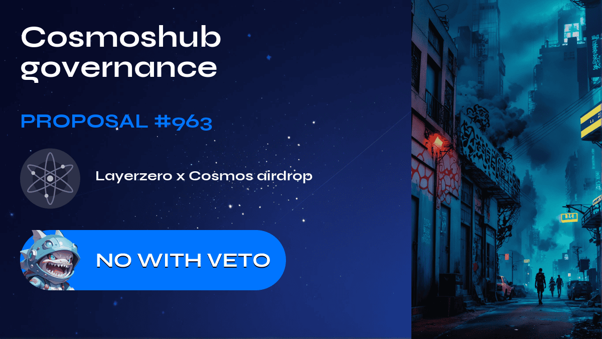 Cosmoshub governance. Proposal №963
